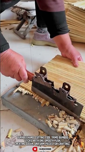 Bamboo Cutter Tool: Clean & Uniform Stick Trimming Innovation #ToolHolder