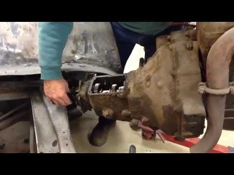 Removing Engine & Transmission From A Ford 1930 Model A Woody Wagon