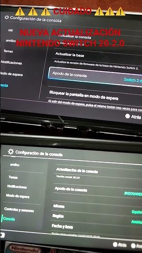 Nueva actualización 20.2.0 para nintendo Switch, cuidado consolas con HCK/Magia