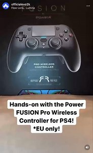 15 reactions | EU players, check this out! The PowerA FUSION Pro Wireless Controller for PS4 is packed with features. With four mappable back paddles, three-way trigger locks, and swappable parts, you can customize your gamepad for any situation. #sponsored https://bit.ly/3xeMjnz | Evolution Championship Series | Facebook