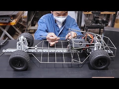 Building a Metal Ferrari 250 GTO | Making a 1/5 Ferrari RC Car | How to Make a Mini Ferrari
