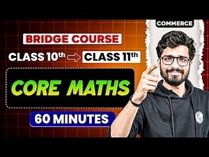 Basics To Learn before Starting Class 11th Commerce | Basics of Core Maths in 60 Minutes