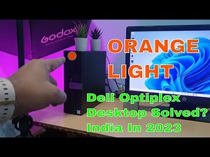 Fix Flashing Orange Power Button Dell Optiplex 7040 Desktop | Not Booting SOLVED! | In Hindi 2023