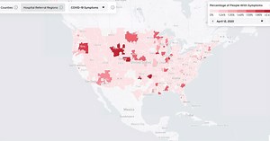 Facebook coronavirus symptom checker: first maps published - 9to5Mac