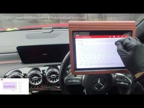 Mercedes-Benz A180 2018: Convert Japanese FM Frequencies to EU/US with Launch X431