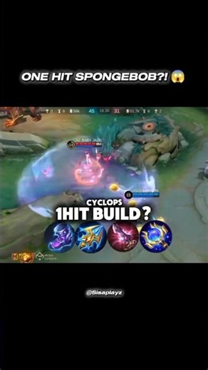 This SpongeBob Cyclops Deletes Enemies in ONE HIT 😱 | MLBB