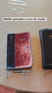 Bibliile părinților tocite de studiu #bible #foryou #viral #dumnezeu #acasa #mama #tata #graurii #1millionaudition | Gemenii Graur
