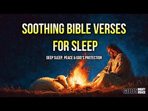 Fall Asleep by the Fire | Soothing Bible Verses for Sleep