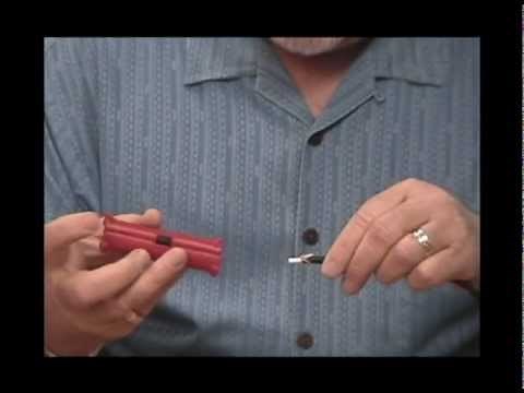 How to video on the Crimp BNC connector for security CCTV camera coax cable.