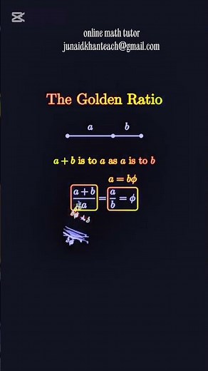 What Is the Golden Ratio and How It Works in Maths | Easy Explanation #helpmemakethismakesense