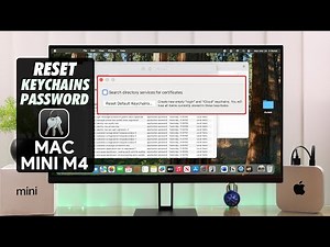 Reset Keychain Password on Mac Mini M4! [Step-by-Step Tutorial]