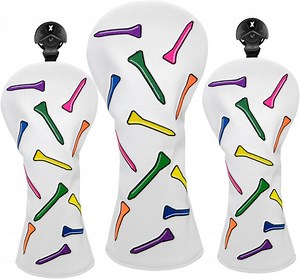 [Hot Item] Custom Golf Club Headcover Leather Golf Driver Head Cover Set