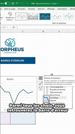 How to display error bars in your Excel charts?