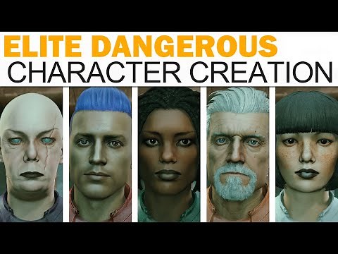 Elite Dangerous Character Creation (Male & Female, Full Customization Options, All Presets, More!)