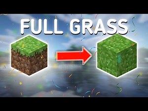 ALL SIDES FULL GRASS TEXTURE MCPE 1.21+