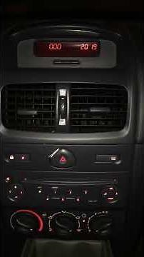 Entering Radio Code Renault Clio 2002