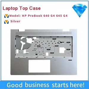 [Hot Item] for HP Probook 640 G4 645 G4 Palmrest Upper Cover Case C Shell Keyboard Bezel Silver L09560-001 New