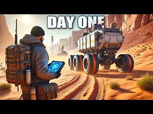 Day One in This NEW Vehicle Base Building Game...