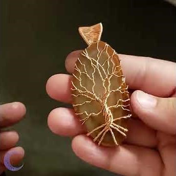 Wire Wrapped Tree of Life on an Agate Slice