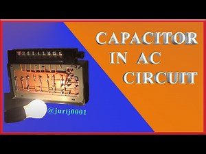 Capacitor in AC circuit. Electricalengineering