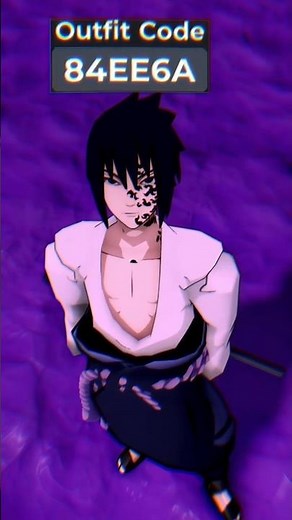 CODE AVATAR SASUKE UCIHA COOL GANTENG DI ROBLOX #roblox #robloxoutfit #robloxshorts #sasuke
