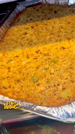 Chicken Cornbread Dressing Recipe Ingredients: - 2-3 chicken breasts - 1 tsp salt - 1 tsp pepper - 1 tsp Pollo Wang Cajun seasoning �Instructions: 1. Season the chicken breasts with salt, pepper, and Pollo Wang Cajun seasoning. 2. Place the seasoned chicken breasts in a small baking dish and cover with foil. 3. Bake at 375°F (190°C) for 25-35 minutes or until the chicken is cooked throughout. Gravy Ingredients: - 4 stalks celery, chopped - 1 bell pepper, chopped - 1 large onion, chopped - 1 stic