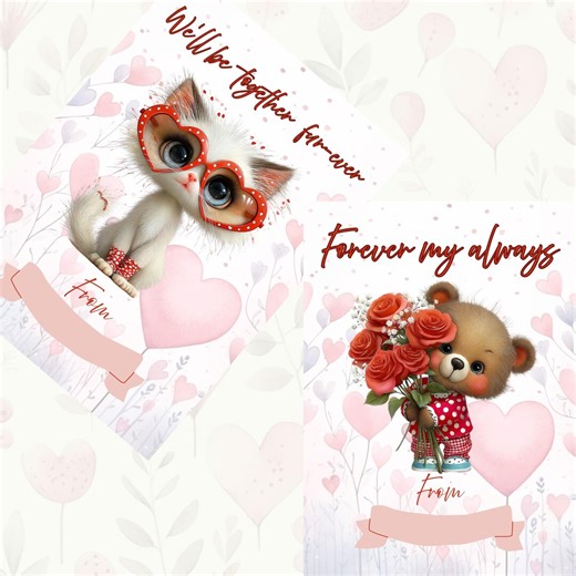 Valentine's Day Cards, Catchy Phrase Wall Art (digital Download 8x11") - Etsy