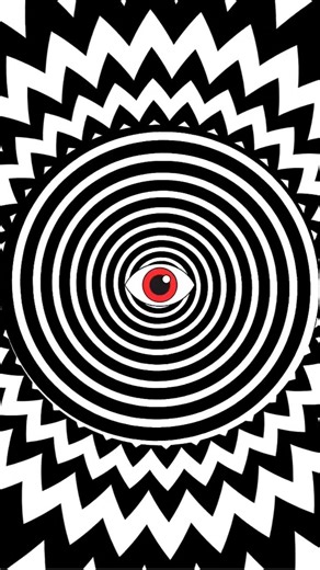 Stare DEEP into the RED EYE 🛑 #illusion #trippy #trythis #shorts