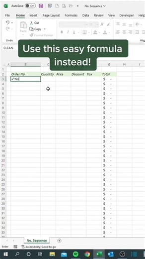 Automatic listing in excel #excel #exceltips #tech