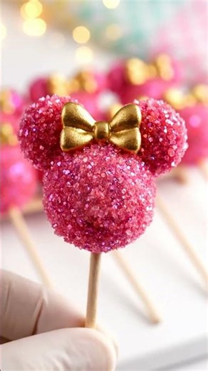 Easy Minnie Mouse Cake Pops! ✨ Quick Decorating Hack