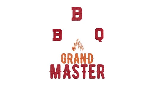 BBQ Grand Master Embroidery Design: Chef Grill Pattern (instant Download- 5 Sizes) - Etsy Canada