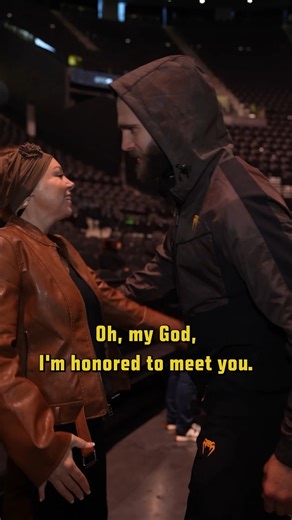 477K views · 10K reactions | Full circle moment ❤️ Jiri Prochazka finally meets Ashly — who he shaved his head for in solidarity. #UFC311 | UFC | Facebook