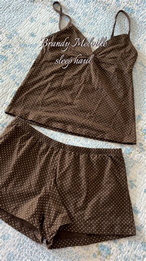 Fav place to get my pajamas 🤎 #pajamas #haul #brandymelvilleoutfits #fyp #outfits