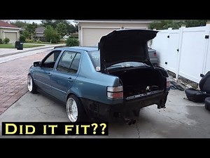 Installing my Vento rear bumper!