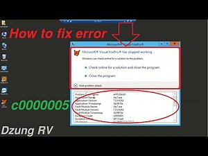 How to fix Microsoft Visual Foxpro has stopped working on Windows Server 2012 R2 64 bit?