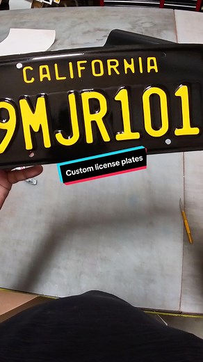 Let me show you how i do custom license plates.