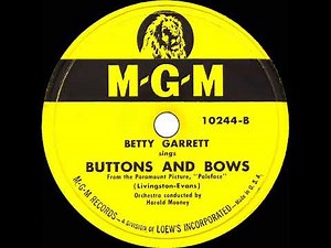 1948 Betty Garrett - Buttons And Bows