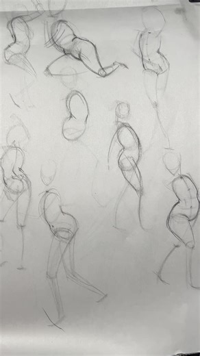 From a live figure drawing session.