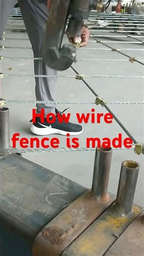 How Wire Rope Mesh / Fence is Made