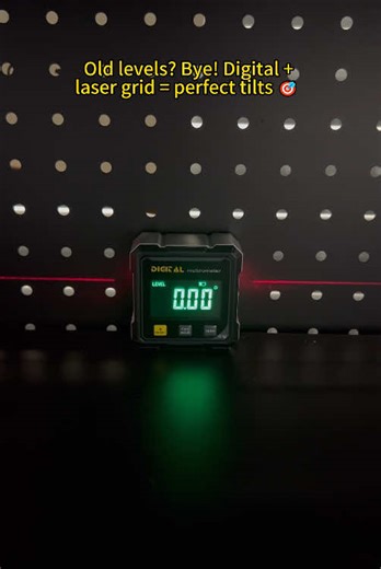 Ditch bulky levels—this all-in-one digital tool shows tilt angle   laser grid for quick, accurate measurements (masonry, doors, frames included)! No more errors. 🛠️ #TikTokShopBlackFriday #TikTokShopCyberMonday #Spotlightfinds#tools #gadgets #hightechgadgets #precisiontools #DIYtools #constructiontools #electronics