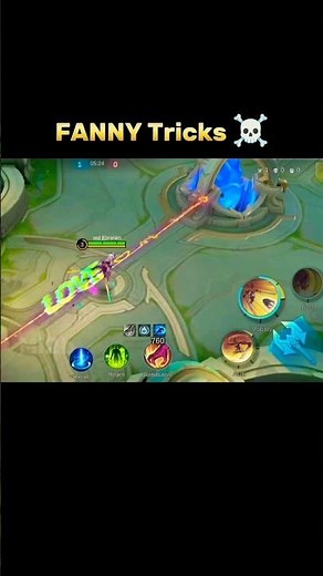 Fanny Cable Tricks Tutorial Mobile legends #ml2b #fanny #mlfanny #fannyml #tutorial #shorts #mlbb