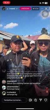 BUNG FERRY IRWANDI SEMPATKAN LIV E WALAU PAKE STARLINK SINYAL TETAP SULIT, SEMANGAT PERJUANGAN❤️