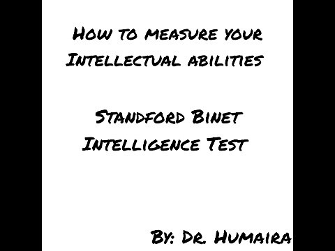 Stanford Binet Intelligence Test SBII,SBIII,SBIV