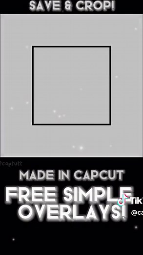 Simple Shape Editing Tutorial with Captutt Overlays for CapCut