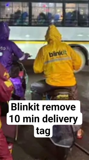 Blinkit removes 10 min delivery tag #shorts