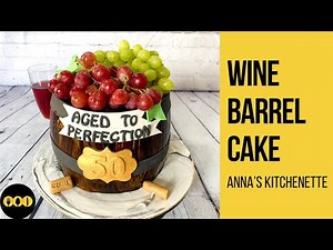 Wine Barrel Cake | How to make a Wine Barrel Cake