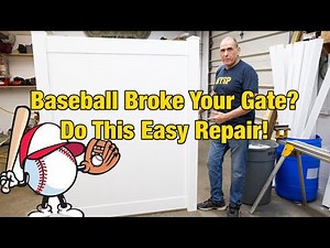Vinyl Fence Gate Repair