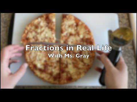 Fractions in Real Life - Halves, Thirds, and Fourths