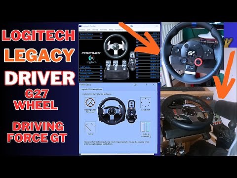 LOGITECH LEGACY DRIVERS &SOFTWARE FOR LOGITECH G27 AND LOGITECH DRIVING FORCE GT STEERING WHEELS