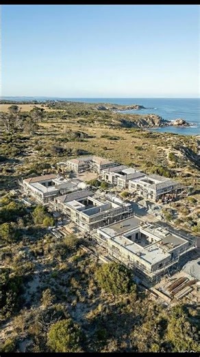 Epic Resort Construction: Empty Seaside to Luxury Oceanfront Resort Timelapse #timelapse #shorts